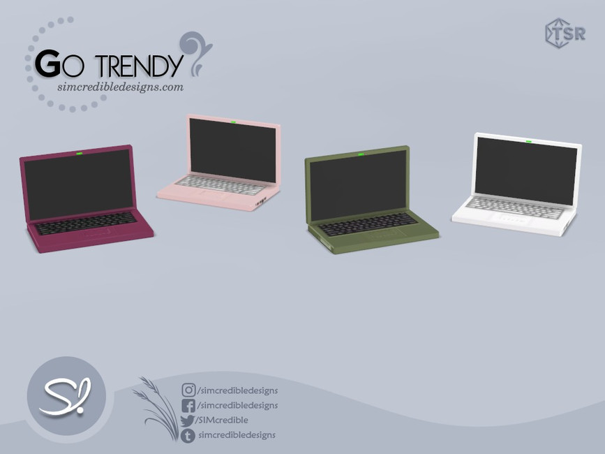 The Sims Resource - Go Trendy Laptop