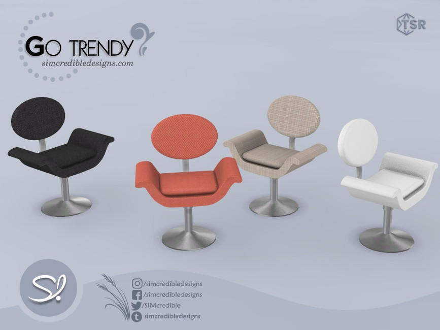 The Sims Resource - Go Trendy Office Chair