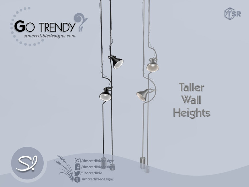 The Sims Resource - Go Trendy Spotlight Tall
