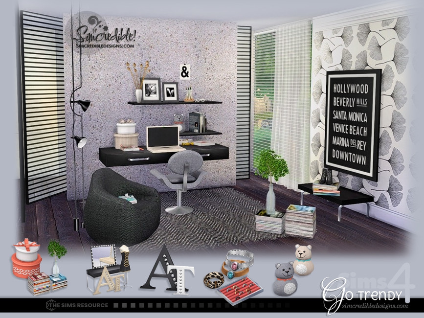 The Sims Resource - Go Trendy Office