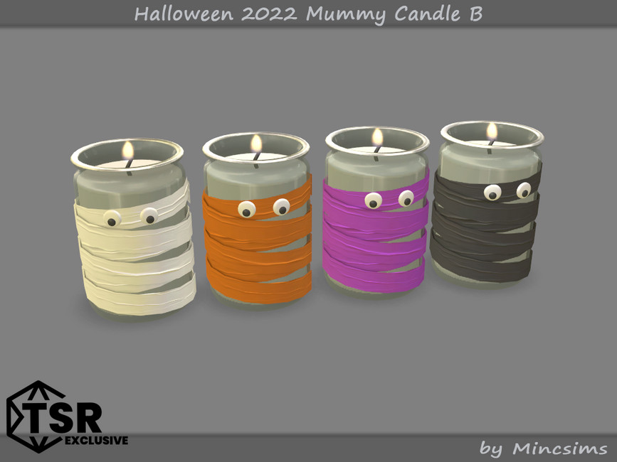 The Sims Resource - Halloween 2022 Mummy Candle B