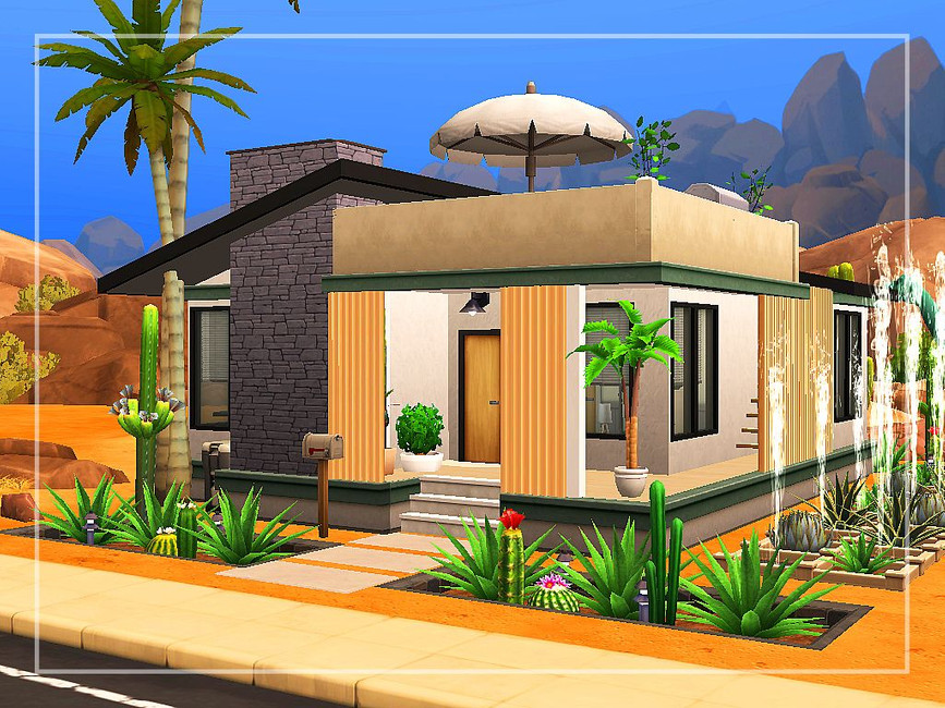 The Sims Resource - Green Desert House