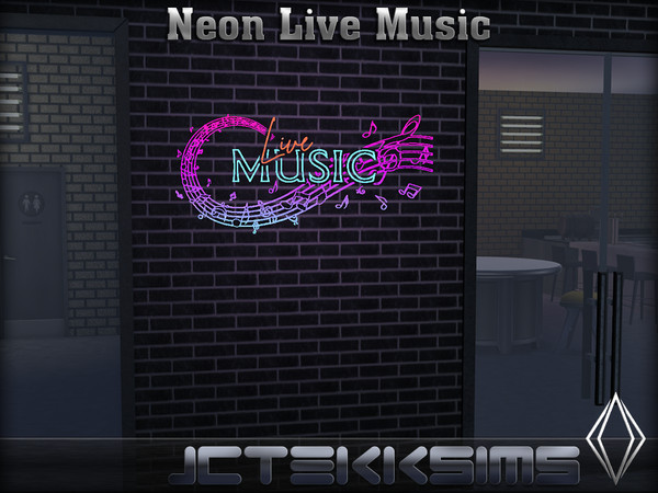 The Sims Resource | Neon Live Music