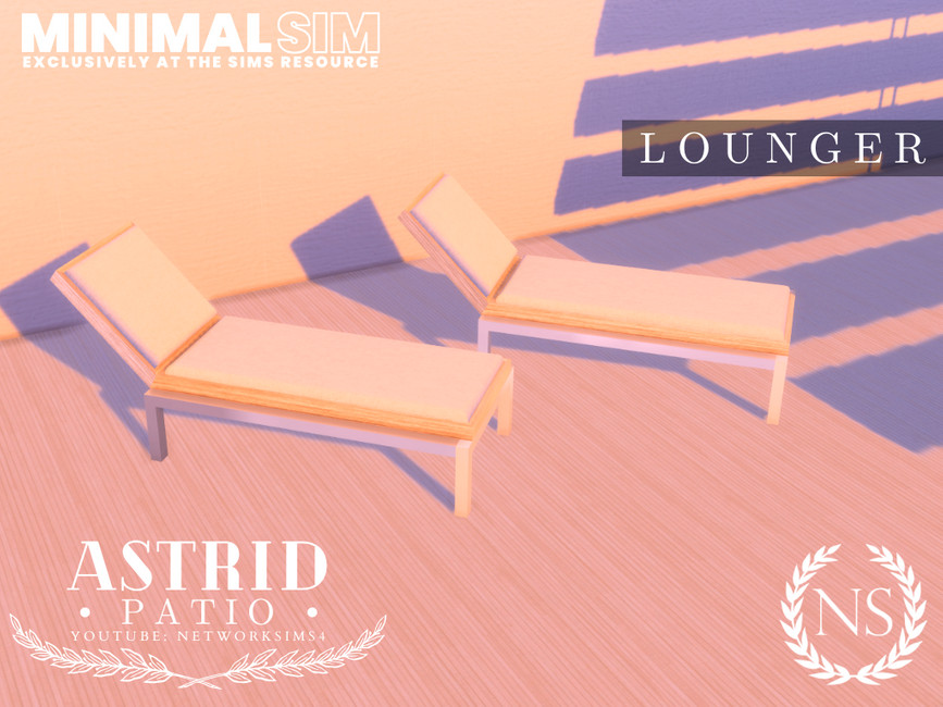 The Sims Resource - MinimalSim Astrid Patio - Lounge