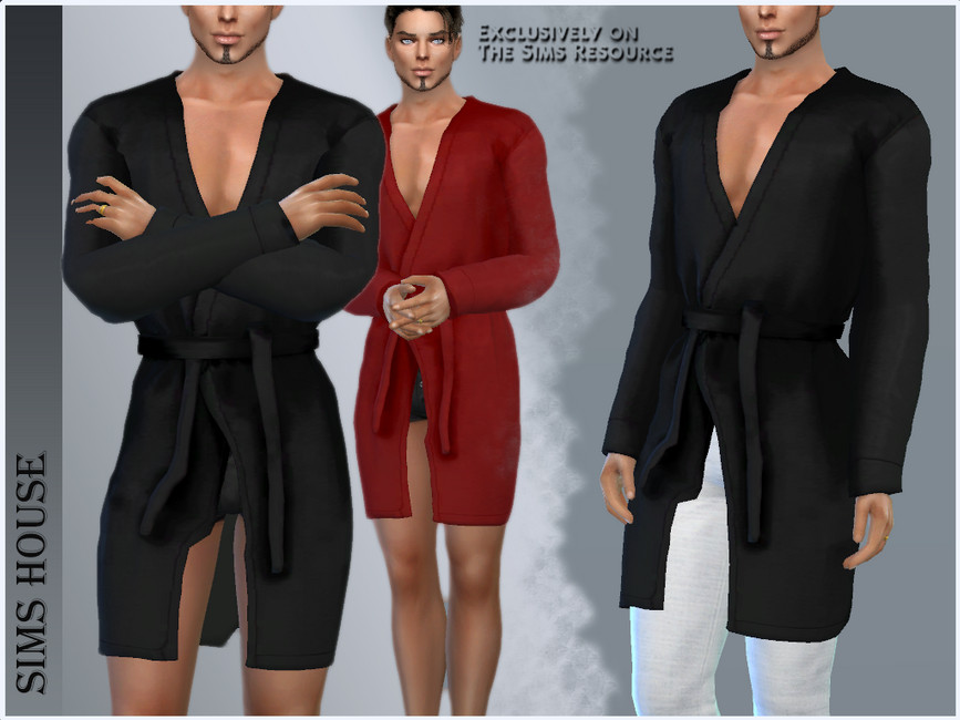The Sims Resource - MEN'S SILK ROBE