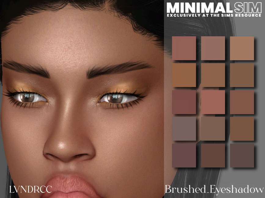 The Sims Resource - MinimalSim_Brushed_Eyeshadow