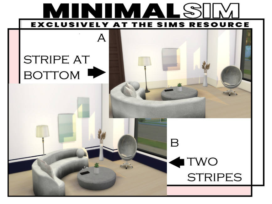 The Sims Resource - Minimalsim - BottomBorderSet