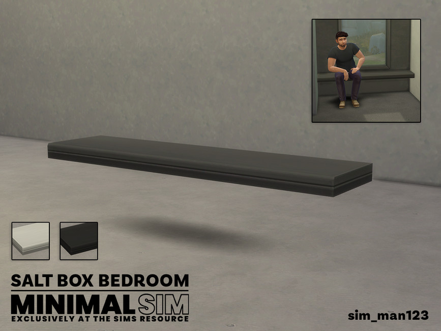 The Sims Resource - Salt Box - Window Bench