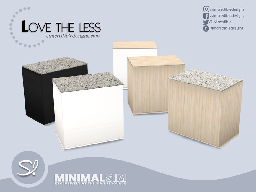The Sims Resource - MinimalSIM Love the Less Kitchen- Counter