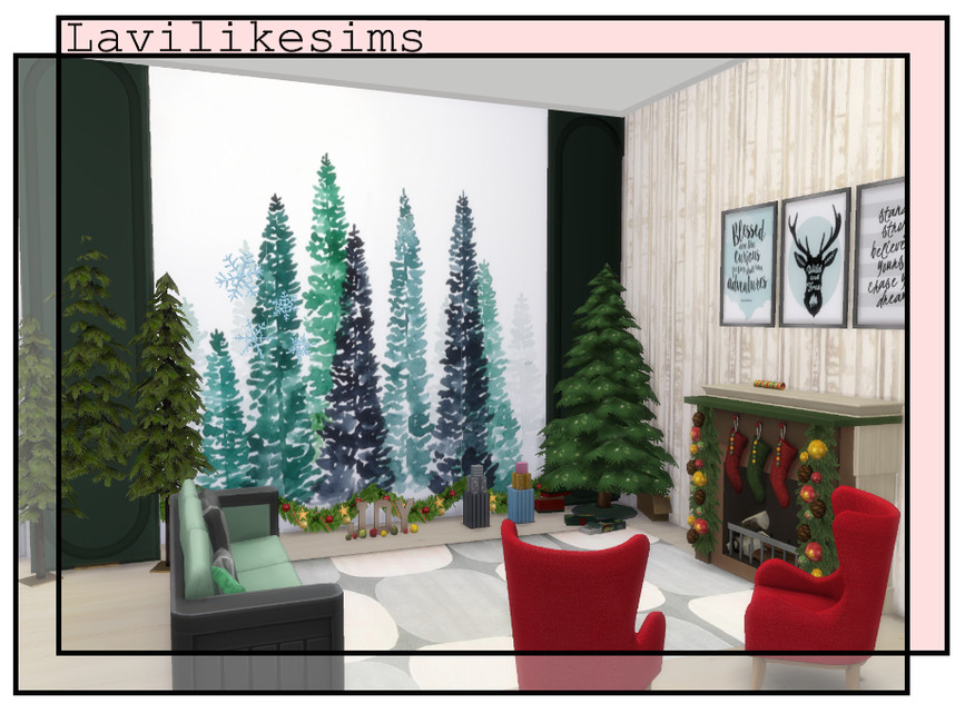 The Sims Resource - Forest Mural
