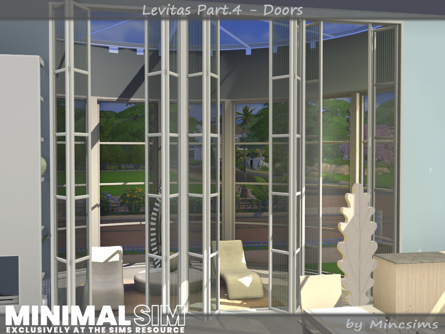 The Sims Resource - MINIMALSIM Levitas Part.4 - Levitas Doors
