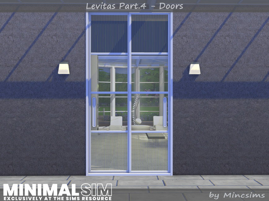 The Sims Resource - MINIMALSIM Levitas Part.4 - Levitas Doors