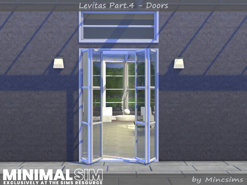 The Sims Resource - MINIMALSIM Levitas Part.4 - Levitas Doors