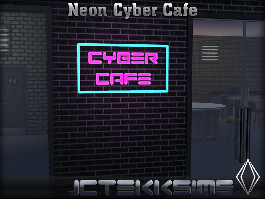 The Sims Resource | Neon Cyber Cafe