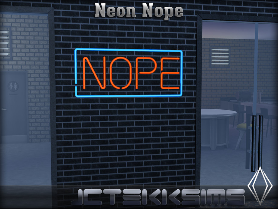 The Sims Resource | Neon Nope