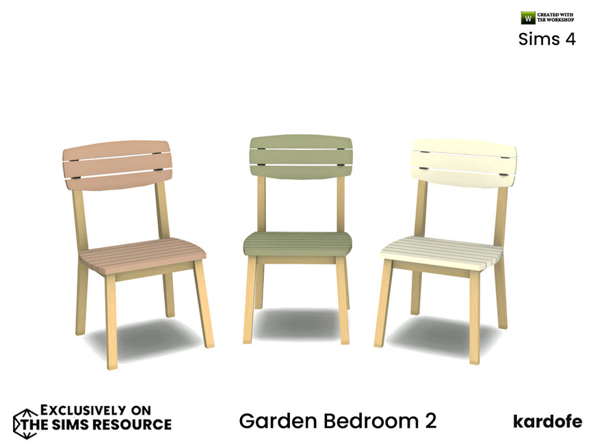 The Sims Resource - kardofe_Garden Bedroom_Chair