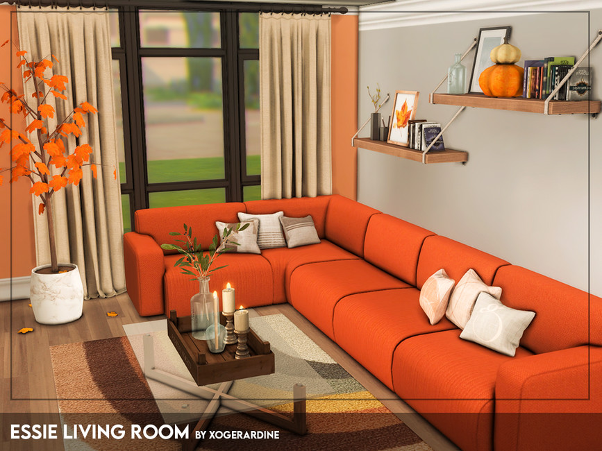 The Sims Resource - Essie Living Room (TSR only CC)
