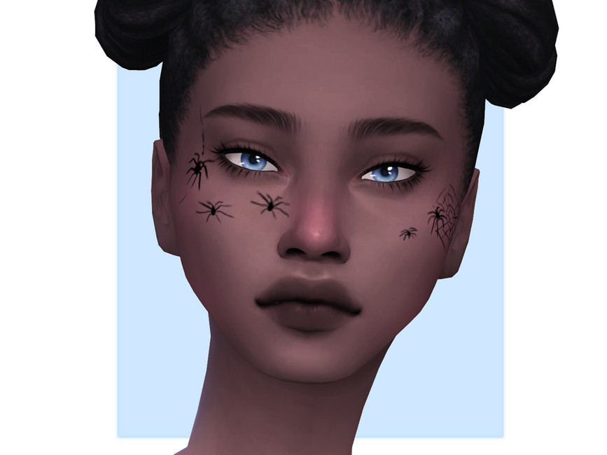 The Sims Resource - Spiders Facepaint