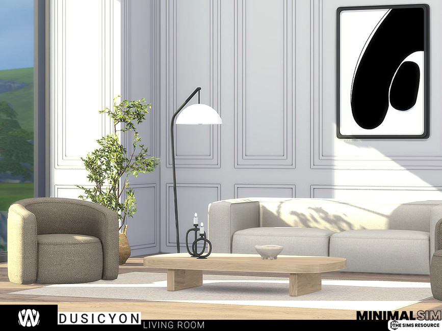 The Sims Resource - MinimalSIM - Dusicyon Living Room