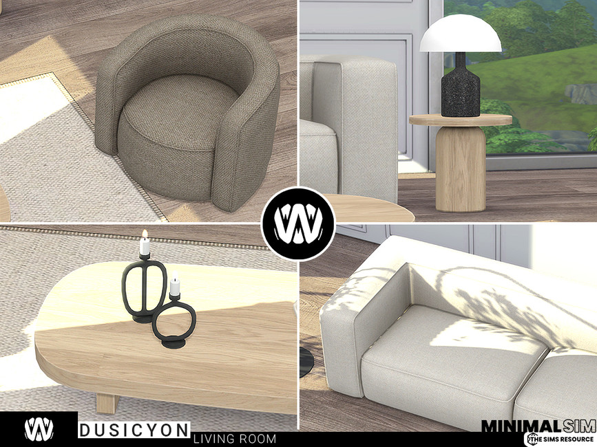 The Sims Resource - MinimalSIM - Dusicyon Living Room