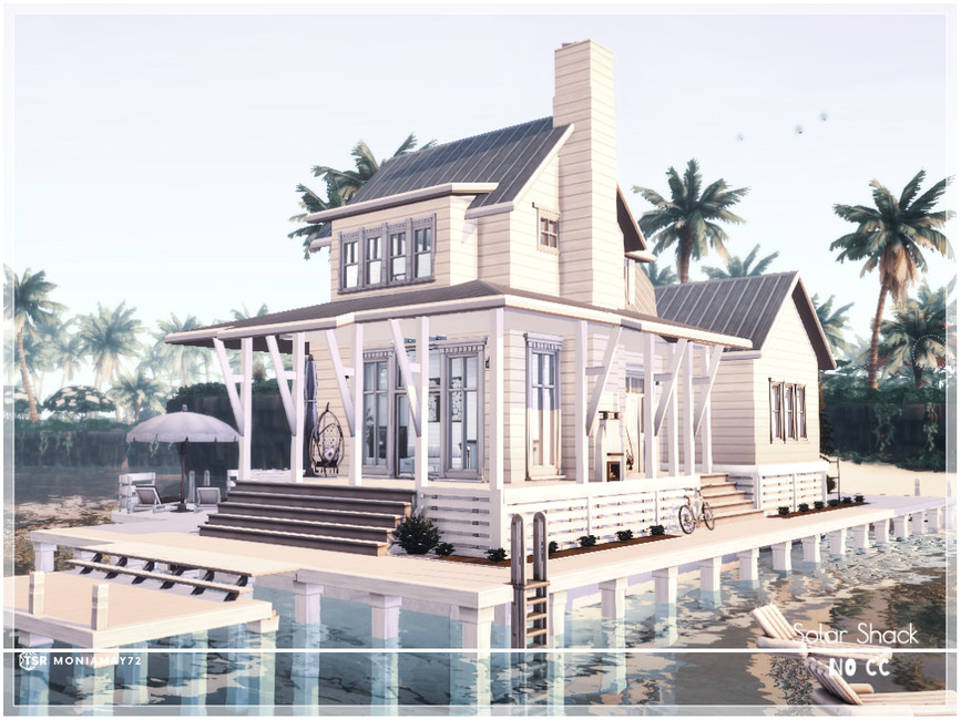 The Sims Resource - Solar Shack No CC Lot