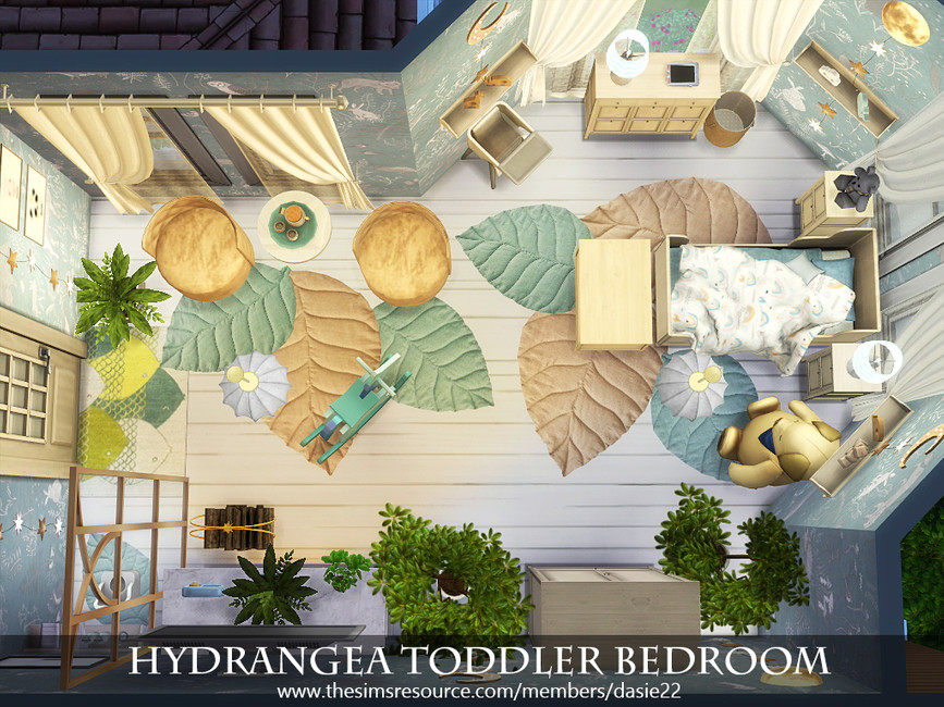 The Sims Resource - Hydrangea Toddler Bedroom
