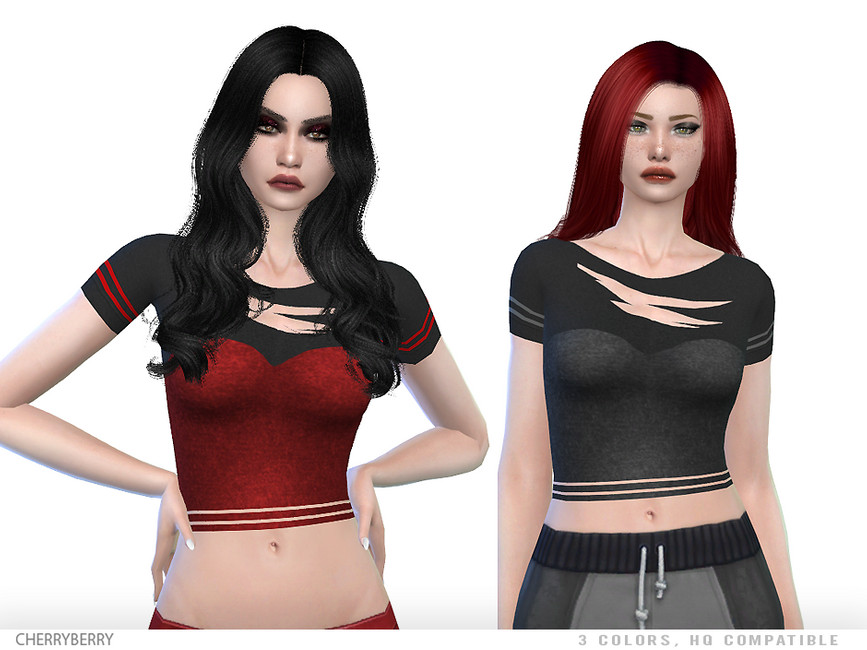 The Sims Resource - Goth Top