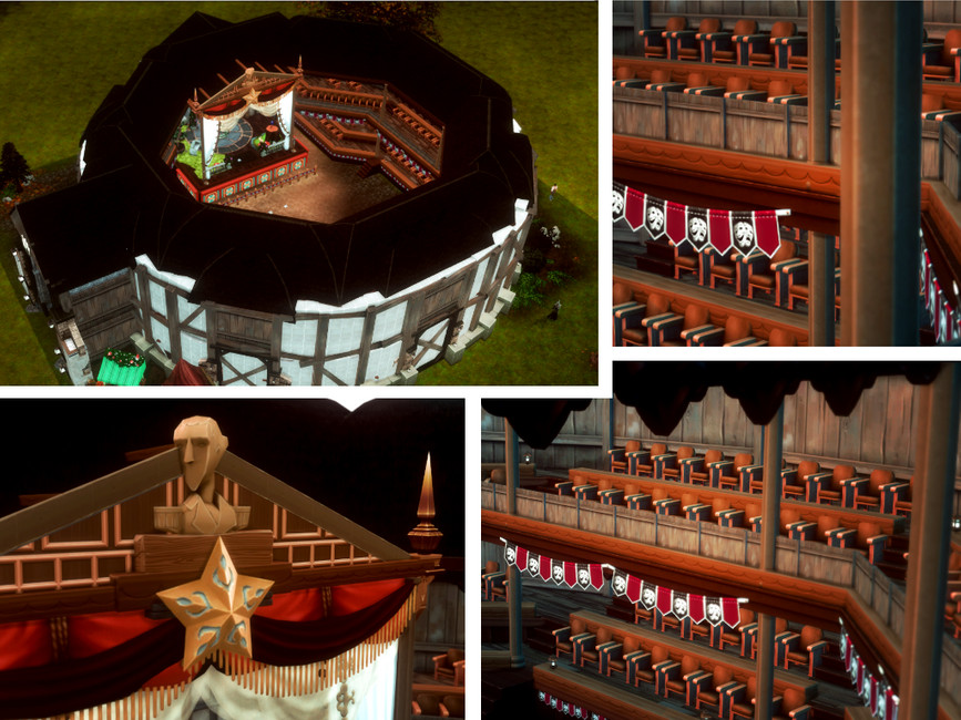 The Sims Resource - Medieval Theatre