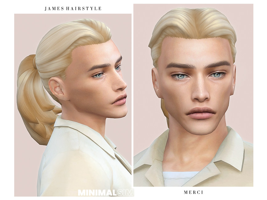 The Sims Resource - MinimalSim James Hairstyle