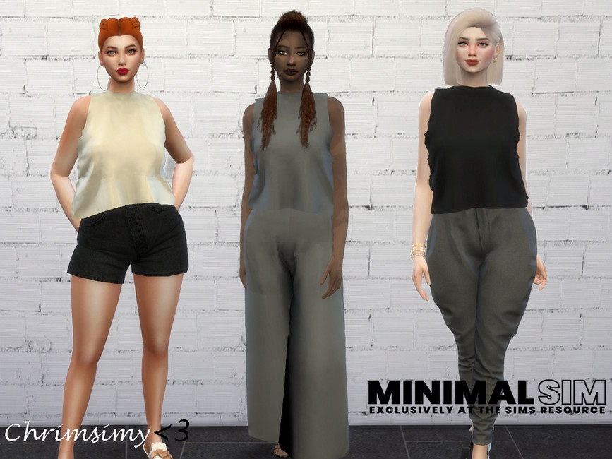 The Sims Resource - Minimal Sim - Straight Top