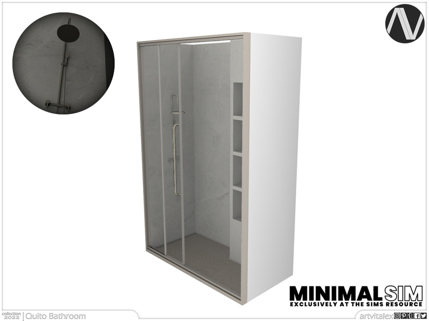 The Sims Resource - MinimalSIM | Quito Shower