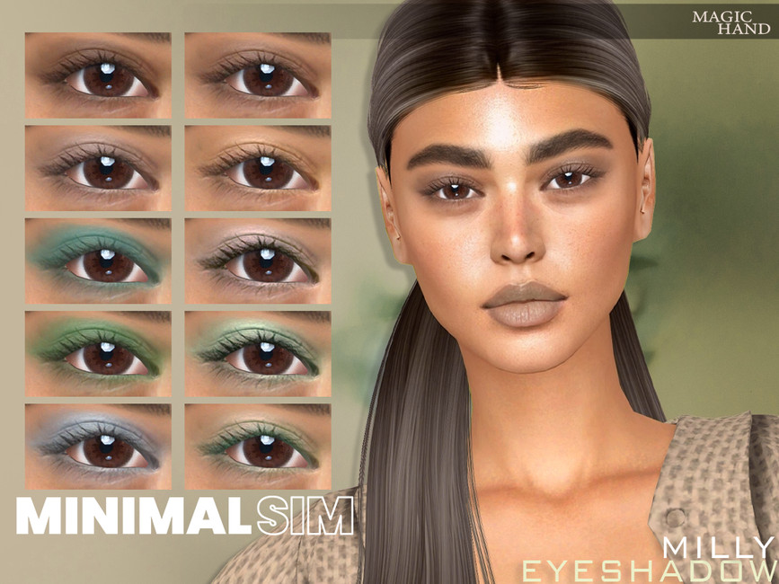 The Sims Resource - MinimalSim - Milly Eyeshadow N33