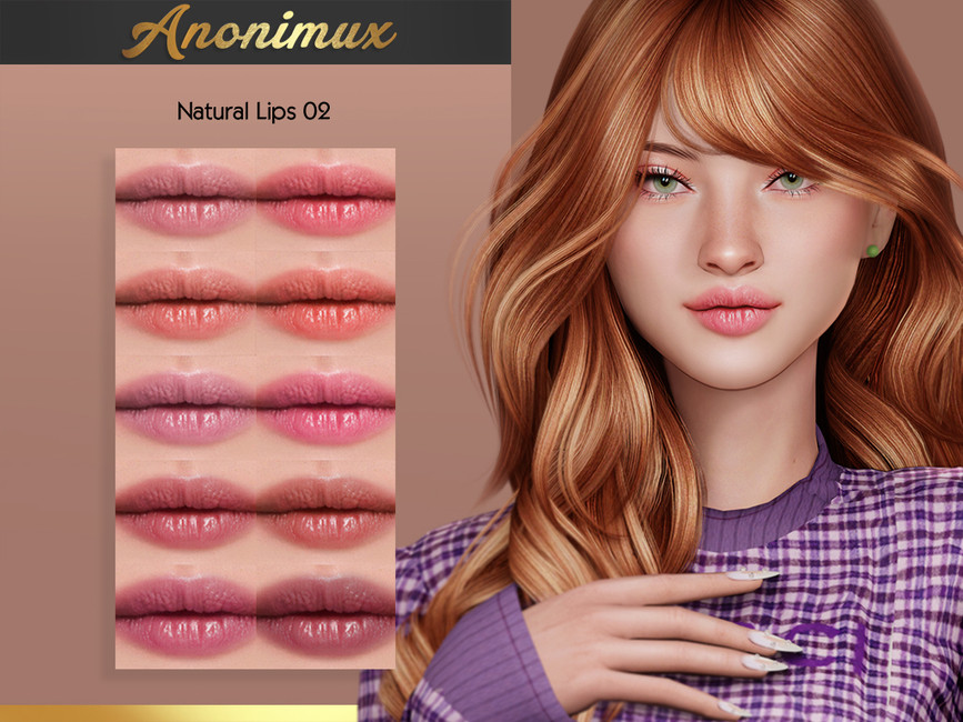The Sims Resource - Natural Lips 02
