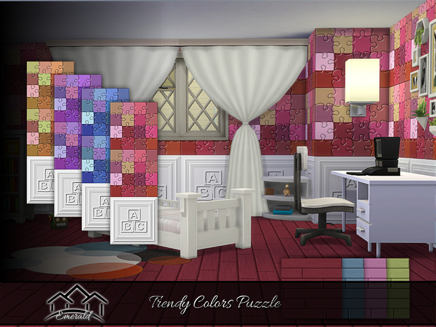 The Sims Resource - Trendy Colors Puzzle