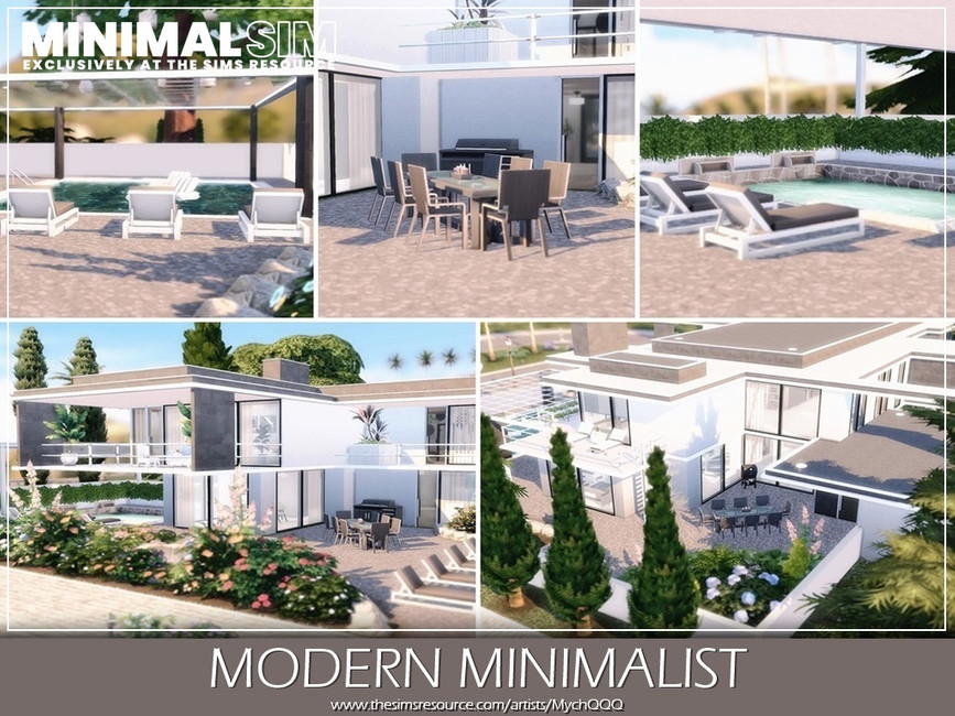 The Sims Resource - MinimalSim - Modern Minimalist