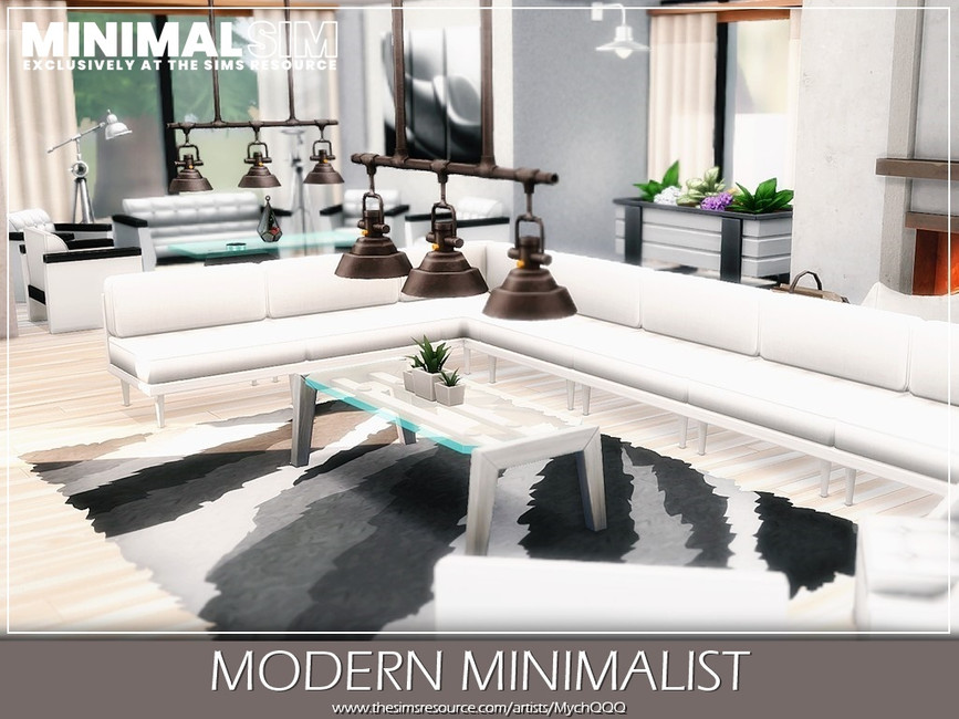 The Sims Resource - MinimalSim - Modern Minimalist