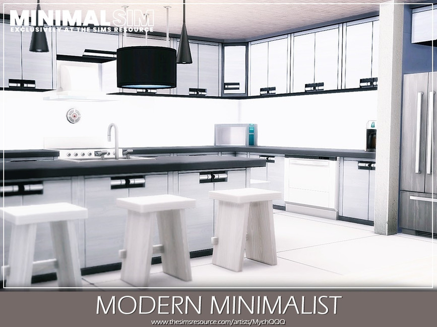 The Sims Resource - MinimalSim - Modern Minimalist