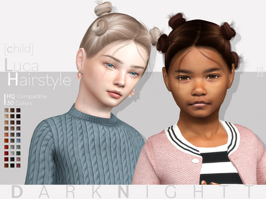 The Sims Resource - Luca Hairstyle [Child]