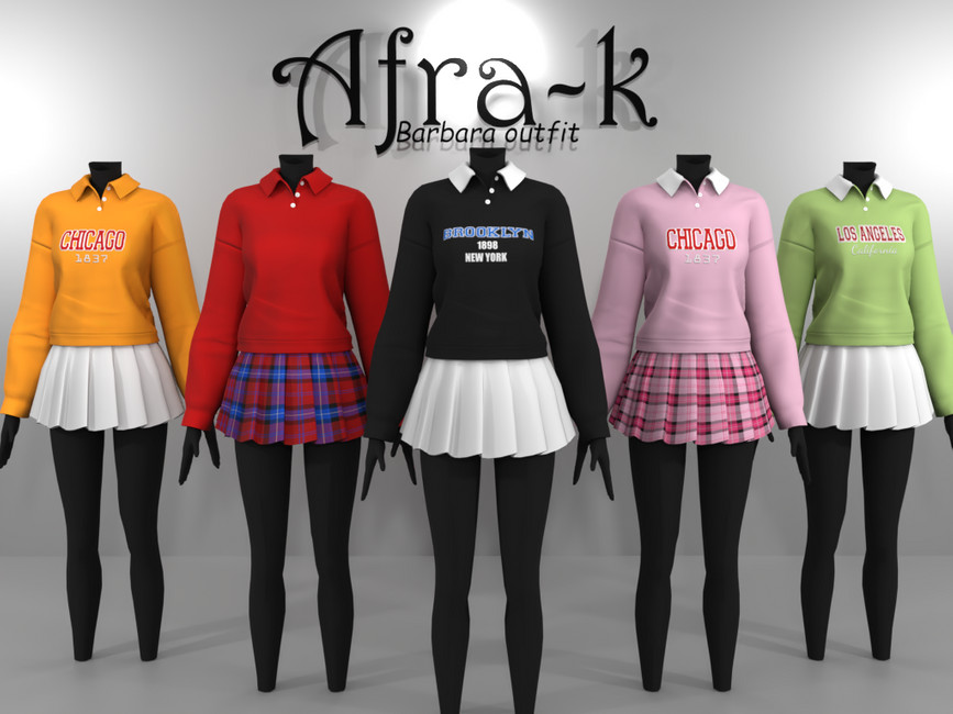 The Sims Resource - Barbara outfit