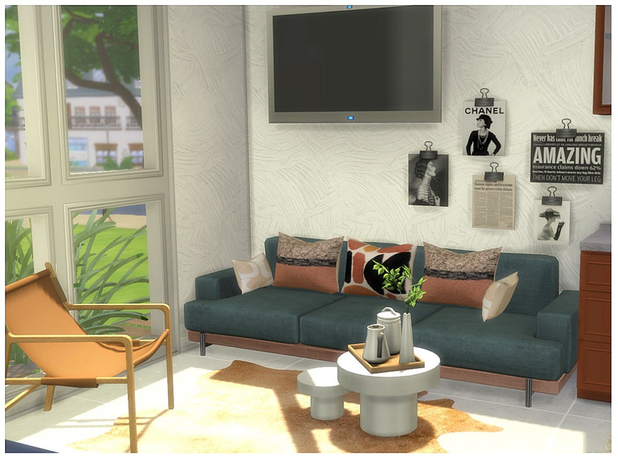 The Sims Resource - Orange Kitchen