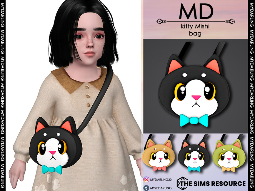 The Sims Resource - kitty mishi bag Toddler
