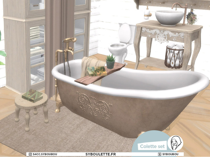 The Sims Resource - Patreon release - Colette bathroom set - Part 1