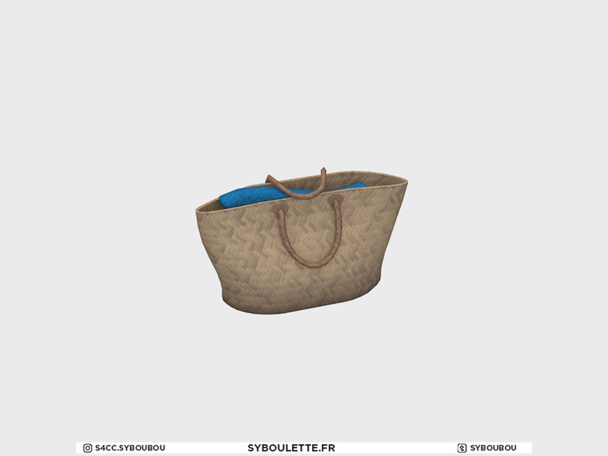 The Sims Resource - Playa - Wicker bag