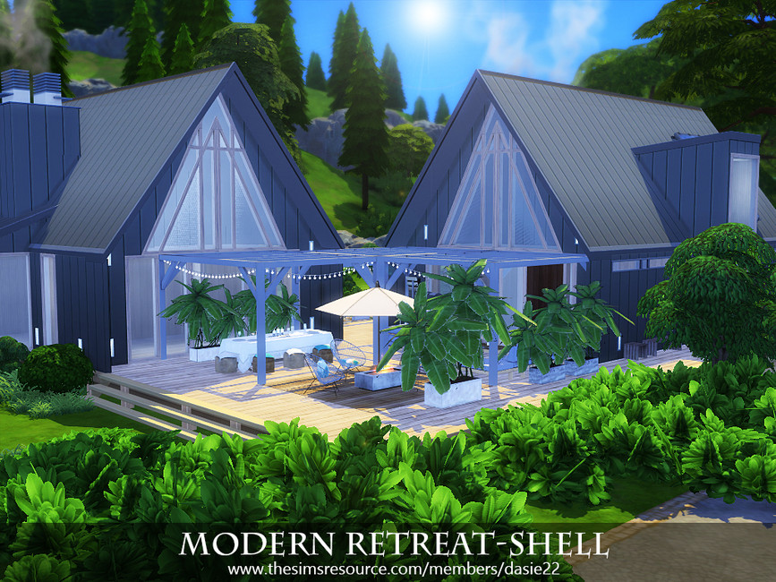 The Sims Resource - Modern Retreat-Shell
