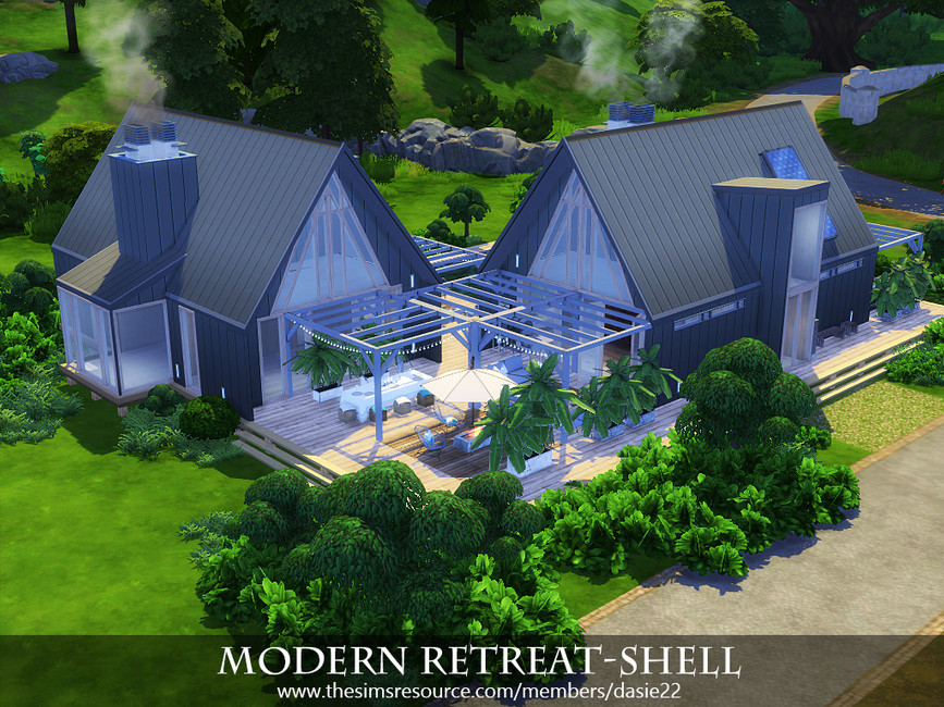 The Sims Resource - Modern Retreat-Shell
