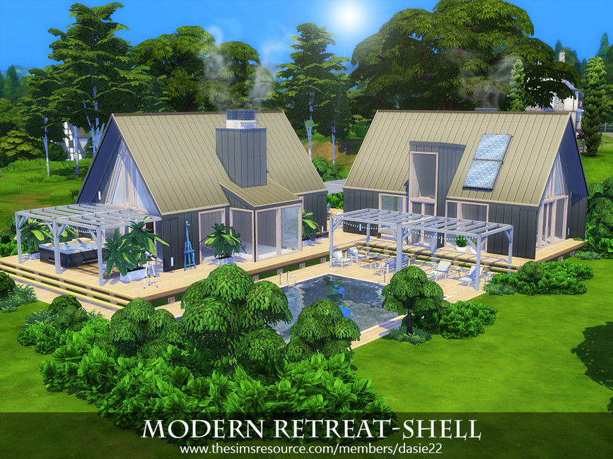 The Sims Resource - Modern Retreat-Shell