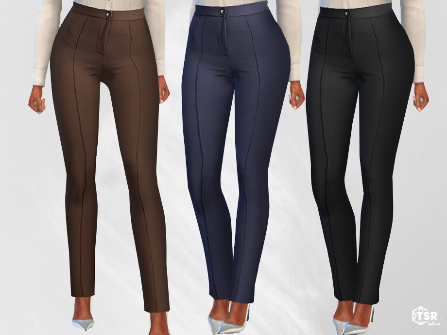 The Sims Resource | Casual Cotton Fit Mesh Pants
