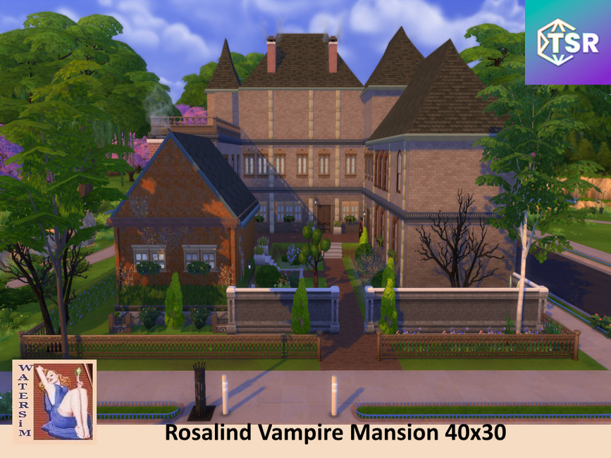 The Sims Resource - ws Rosalind Vampire Manor - No CC