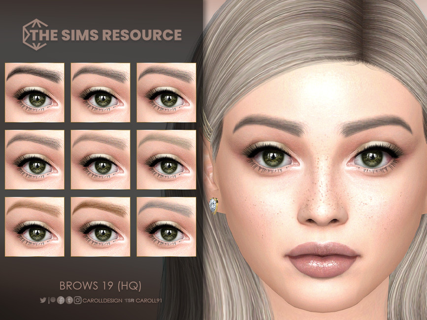 The Sims Resource - Brows 19 (HQ)