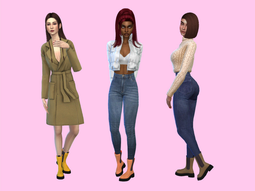 The Sims Resource - Telloria - chelsea classic boots